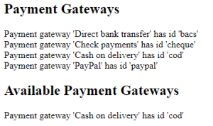How to get the id for a Payment Method in WooCommerce - Hard Working Nerd